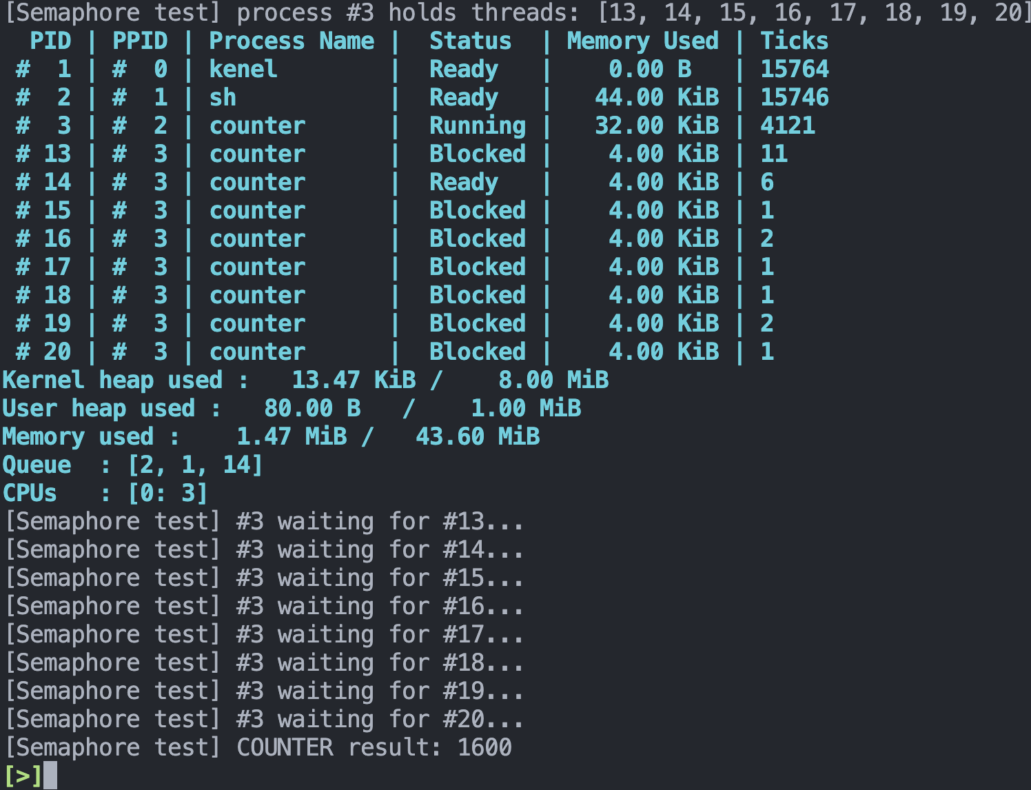 YSOSv2: lab5 实验报告 - 風船の笔记本